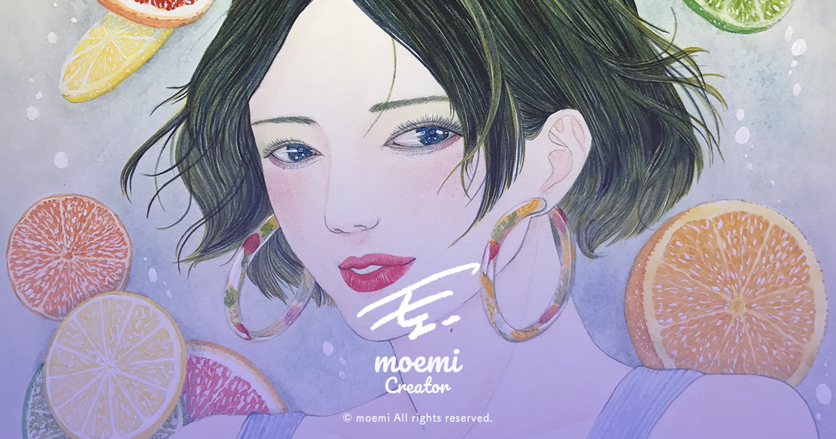 萌未(moemi) ｜日本画・水墨・水彩 | ギャラリー、活動やコンテンツを紹介しているサイトです。